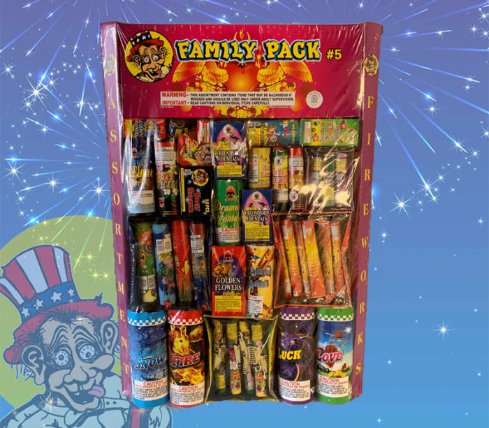 FAMILY PACK #5 – Krazy Kaplans Fireworks