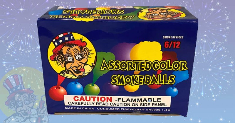 ASSORTED COLORED SMOKE BALLS – Krazy Kaplans Fireworks